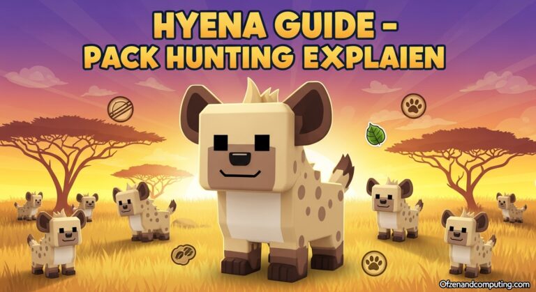 What Does Hyena Do in Grow a Garden (March 2026) Quick Guide