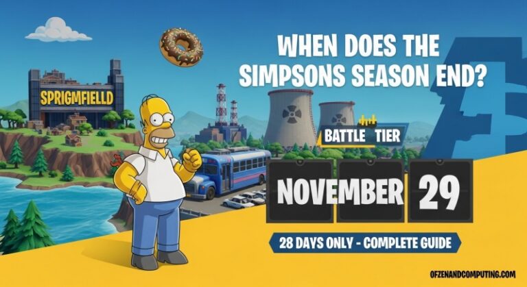When Does The Simpsons Fortnite Season End? (March 2026) Guide