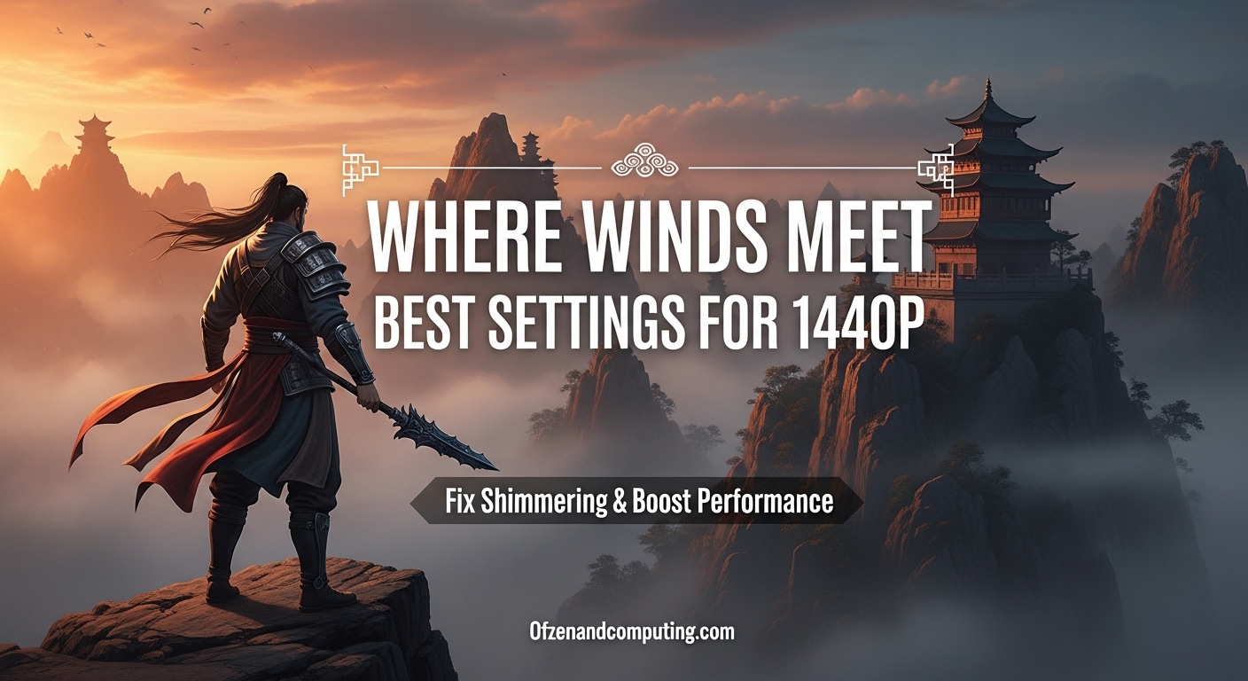 Where Winds Meet Best Settings 1440p (November 2025) Fix Shimmering