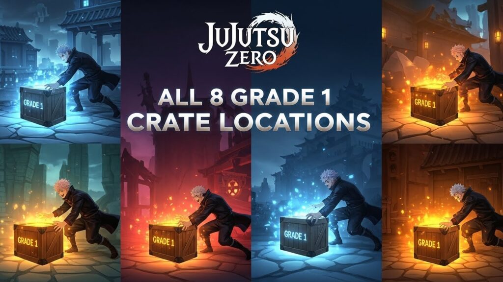 All 8 Grade 1 Crate Locations in Jujutsu Zero (March 2026) Full Guide