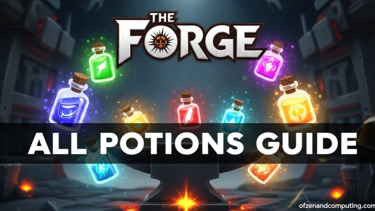 All Potions The Forge Roblox (March 2026) Ultimate Guide