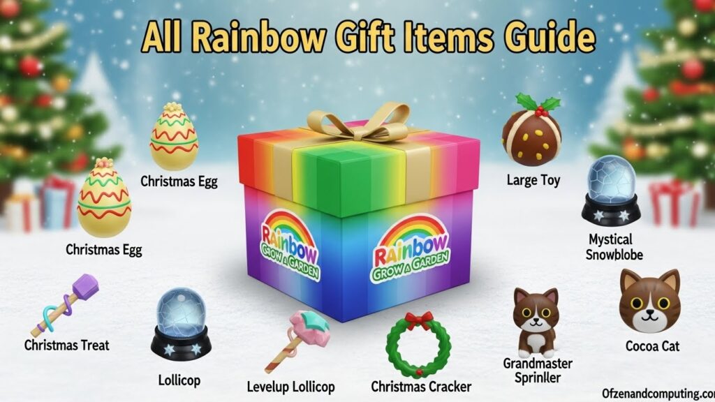 All Rainbow Gift Items in Grow a Garden (March 2026) Complete Guide