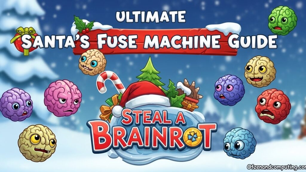 All Steal a Brainrot Santa's Fuse Machine Brainrots (March 2026) Quick ...