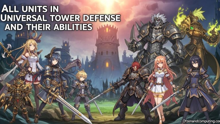 All Units in Universal Tower Defense and Their Abilities (December 2025)