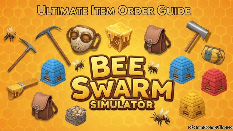 Bee Swarm Simulator Item Order Guide (June 2026) What to Upgrade First