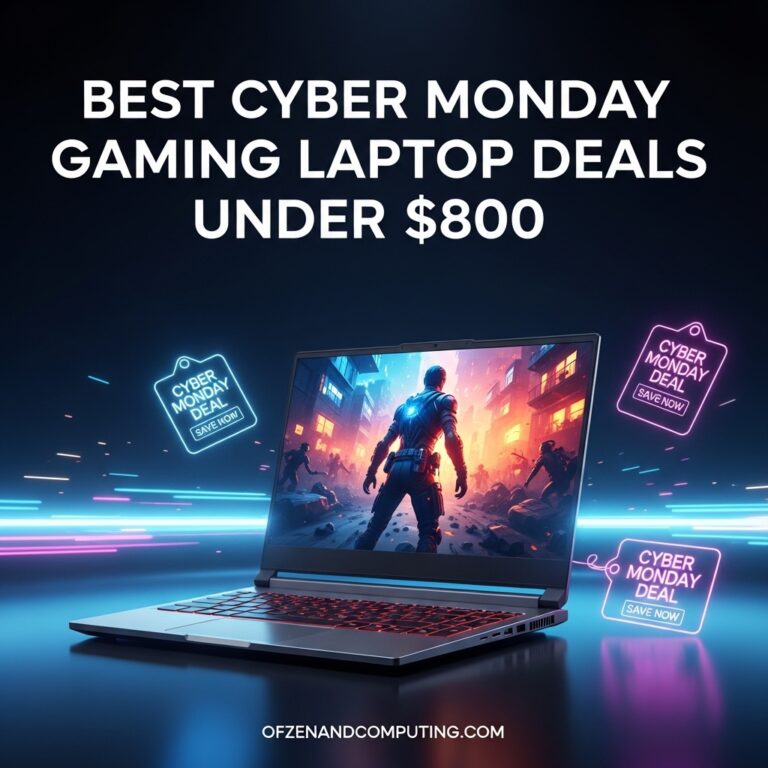 10 Best Cyber Monday Gaming Laptop Deals Under $800 (March 2026) Tested