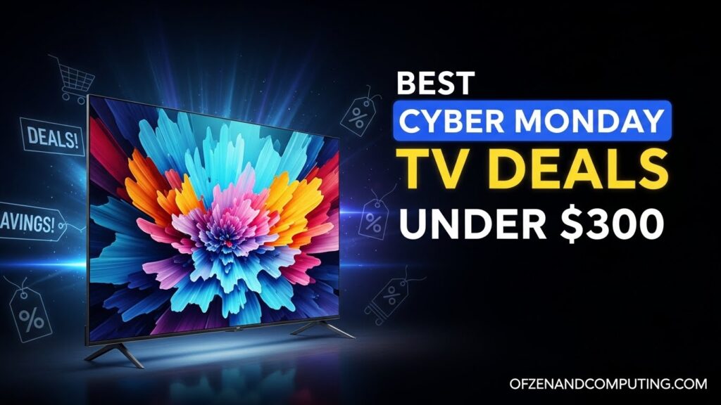 6 Best Cyber Monday TV Deals Under $300 (Mar 2026) Tested & Verified