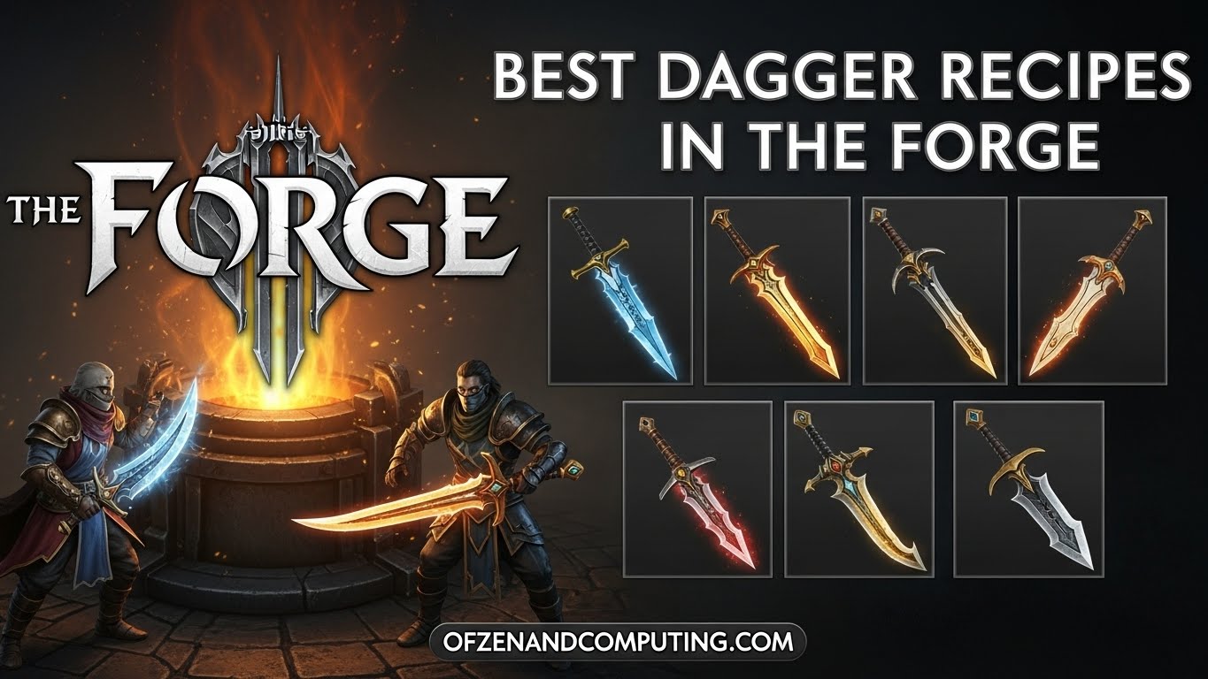 Best Dagger Recipes in The Forge (January 2026) Complete Guide