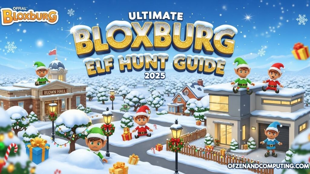 Bloxburg Elf Hunt (January 2025) Complete Location Guide
