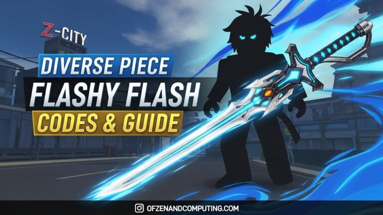 Diverse Piece FLASHY FLASH Update (January 2025) New Codes