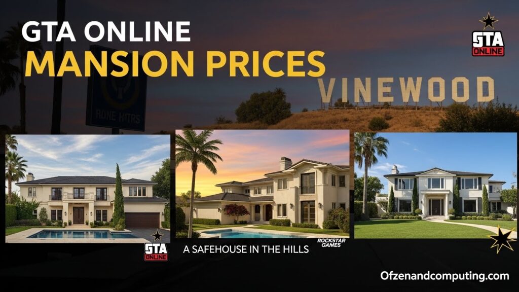 GTA Online Mansion Prices (March 2026) Complete Safehouse Hills Guide