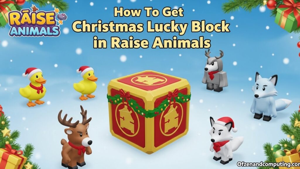 How To Get Christmas Lucky Block in Raise Animals (January 2025) Quick ...