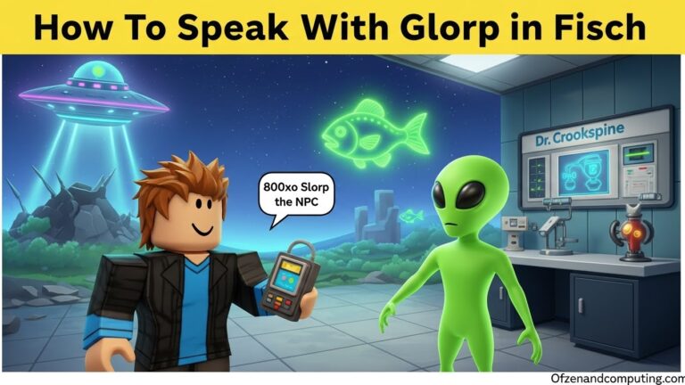 How To Speak With Glorp in Fisch (March 2026) Ultimate Guide