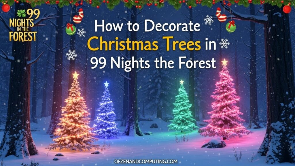 How to Decorate Christmas Trees in 99 Nights in the Forest (January 2026)