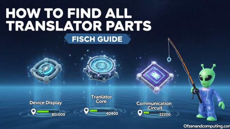 How to Find All Translator Parts Fisch (March 2026) Quick Guide