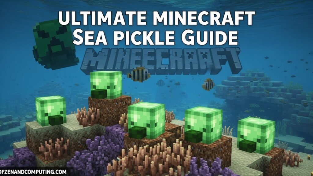 Minecraft Sea Pickle Guide (January 2025) Everything You Need to Know