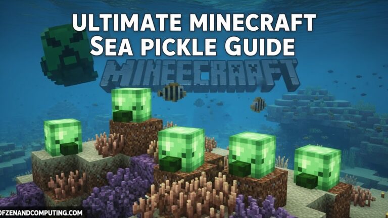 Minecraft Sea Pickle Guide (March 2026) Everything You Need to Know