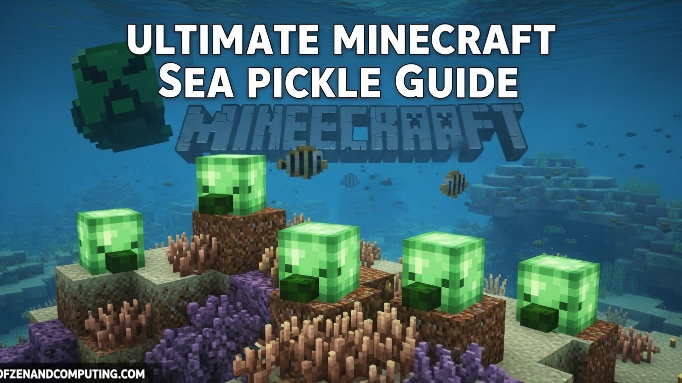 Minecraft Sea Pickle Guide (January 2025) Everything You Need to Know
