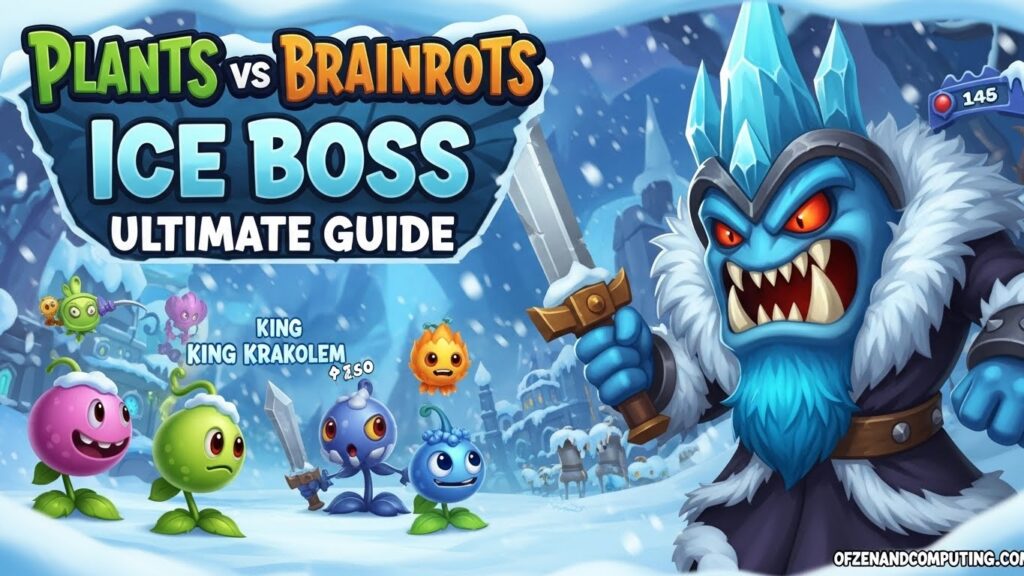 Plants vs Brainrots Ice Boss Update (March 2026) Complete Guide
