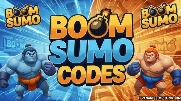Roblox Boom Sumo Codes (December 2025) Free Mon & Keys