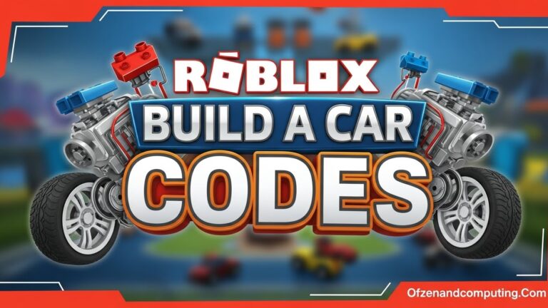 Roblox Build a Car Codes (March 2026) 10+New Active Codes