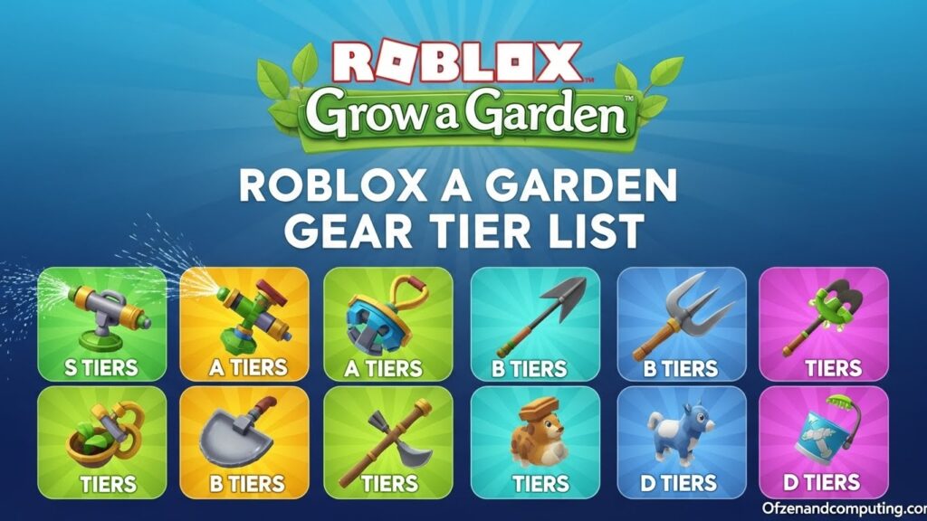 Roblox Grow a Garden Gear Tier List (March 2026) All Tools Ranked