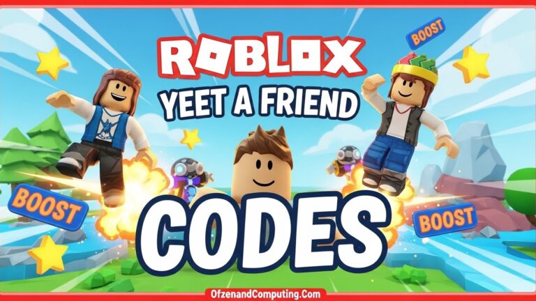 Roblox Yeet a Friend Codes (March 2026) 30+ New Active Codes