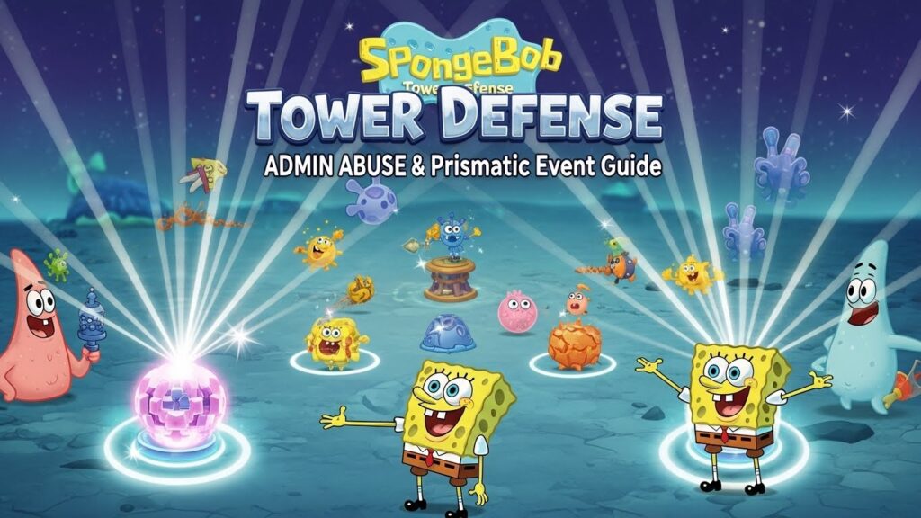 SpongeBob Tower Defense Admin Abuse (March 2026) Prismatic Guide