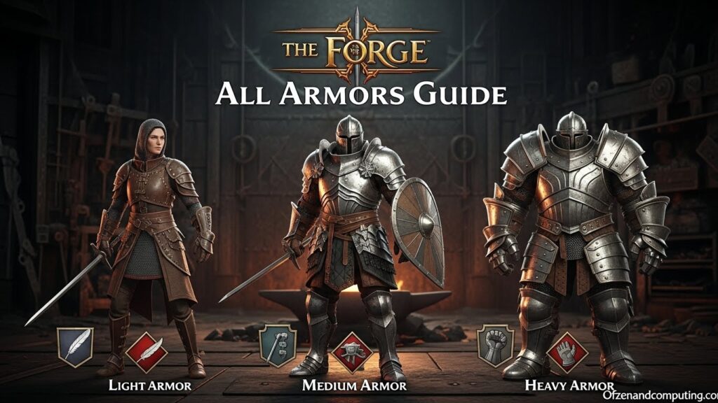 The Forge All Armors Guide (March 2026) Ultimate Crafting