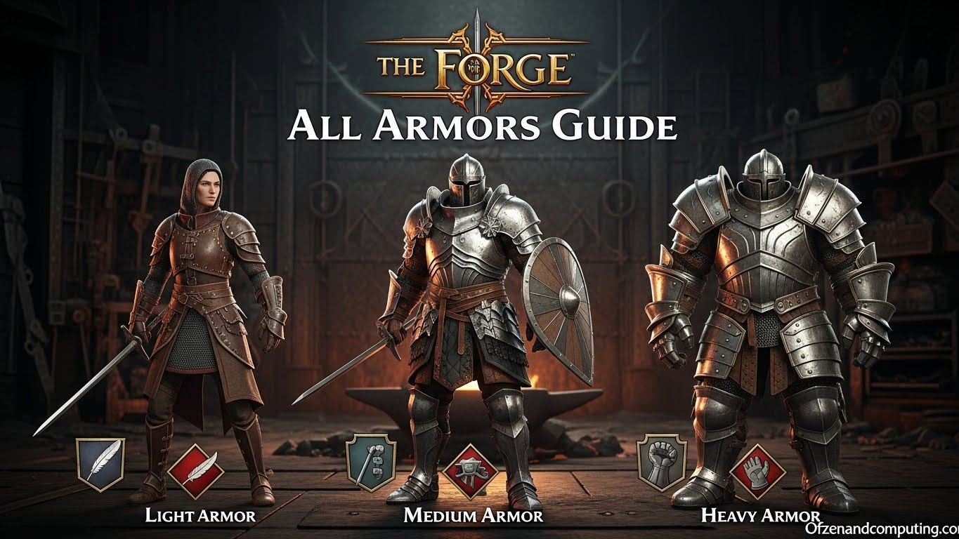 The Forge All Armors Guide (January 2026) Ultimate Crafting