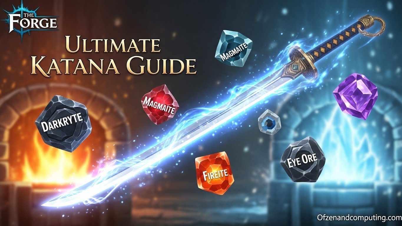 The Forge Best Katana Recipe (January 2026) 12-Ore System