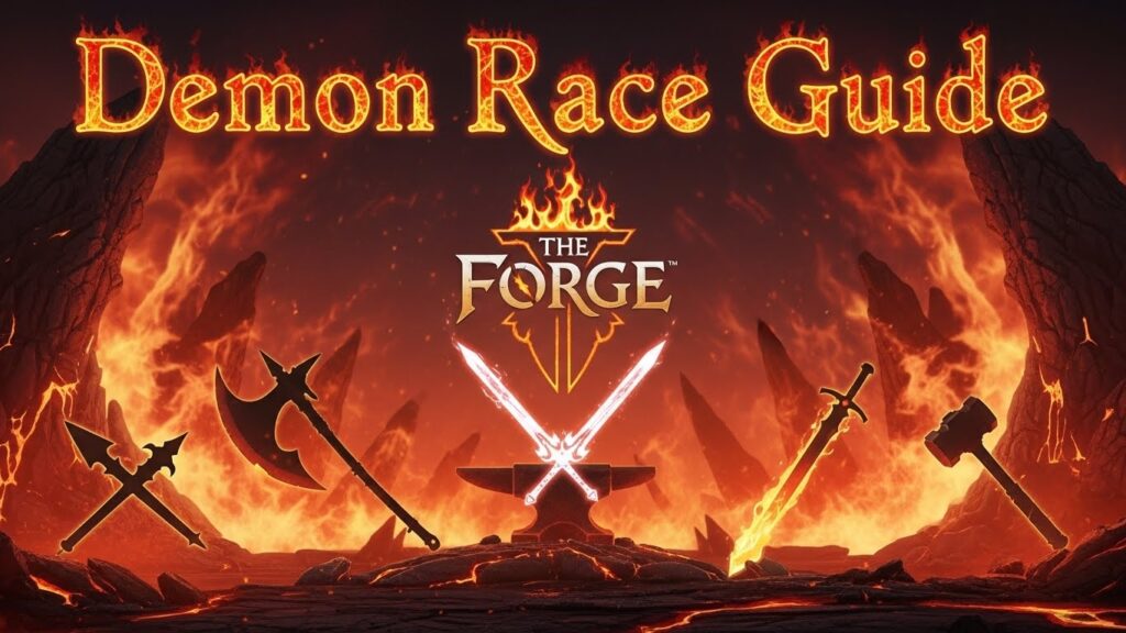 The Forge Demon Race Complete Guide (March 2026) Hellfire Skills & Weapons