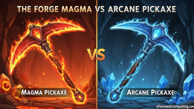 The Forge Magma vs Arcane Pickaxe (March 2026) Ultimate Guide