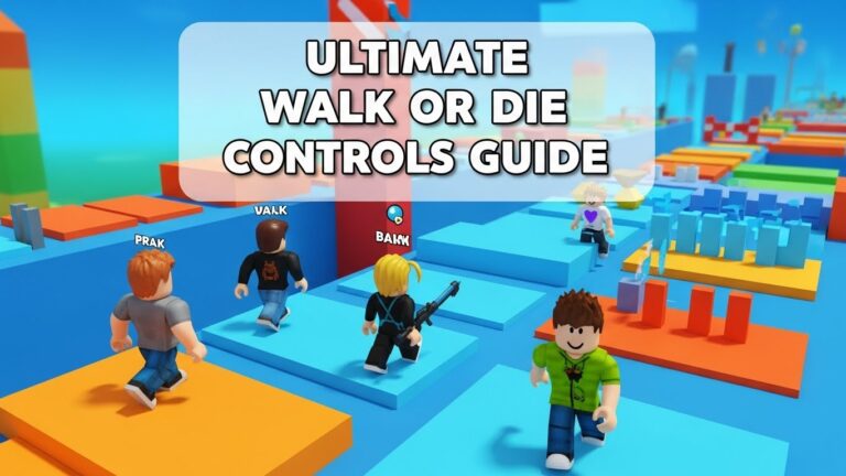 Walk or Die Controls Guide (December 2025) Master Movement & Survival