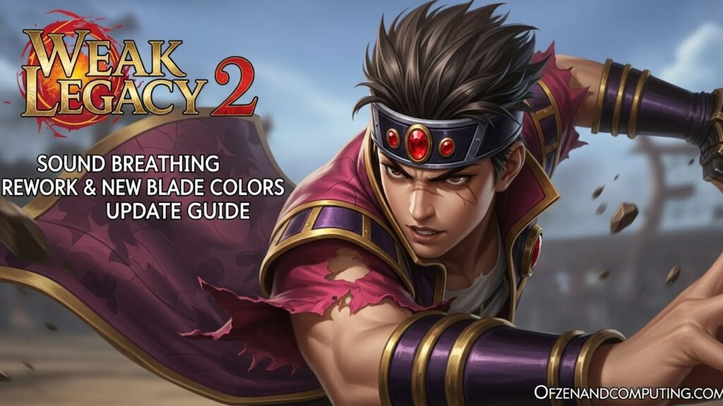 Weak Legacy 2 Sound Breathing Rework Guide (March 2026) New Blade Colors