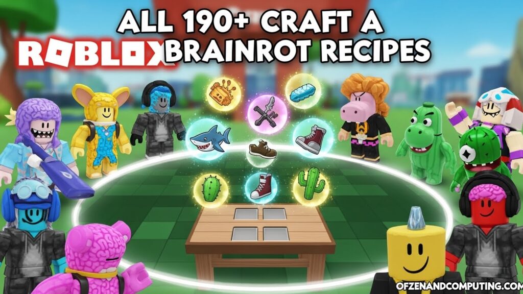 All 190+ Recipes in Craft A Brainrot (March 2026) Unlock Every Brainrot ...
