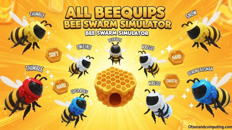 All Beequips Bee Swarm Simulator What They Do (March 2026) Quick Guide