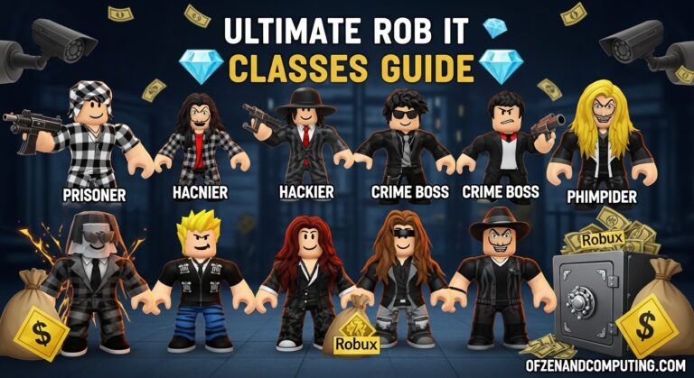 All Rob It Classes Cost & Abilities Guide (March 2026)