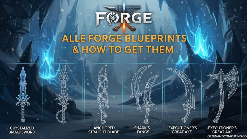 All The Forge Blueprints & How to Get Them (March 2026) Complete Guide