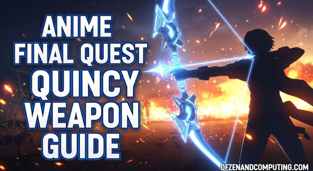 How to Get the Quincy Weapon in Anime Final Quest (March 2026) Full Guide