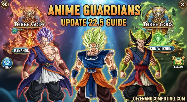 Anime Guardians Update 22.5 Guide (March 2026) New Units & Codes