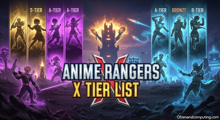 Anime Rangers X Tier List (March 2026) Best Units Ranked