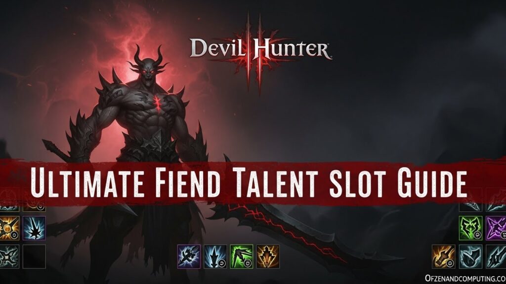 Devil Hunter Violence Fiend Guide (March 2026) How to Add Fiend Talent ...