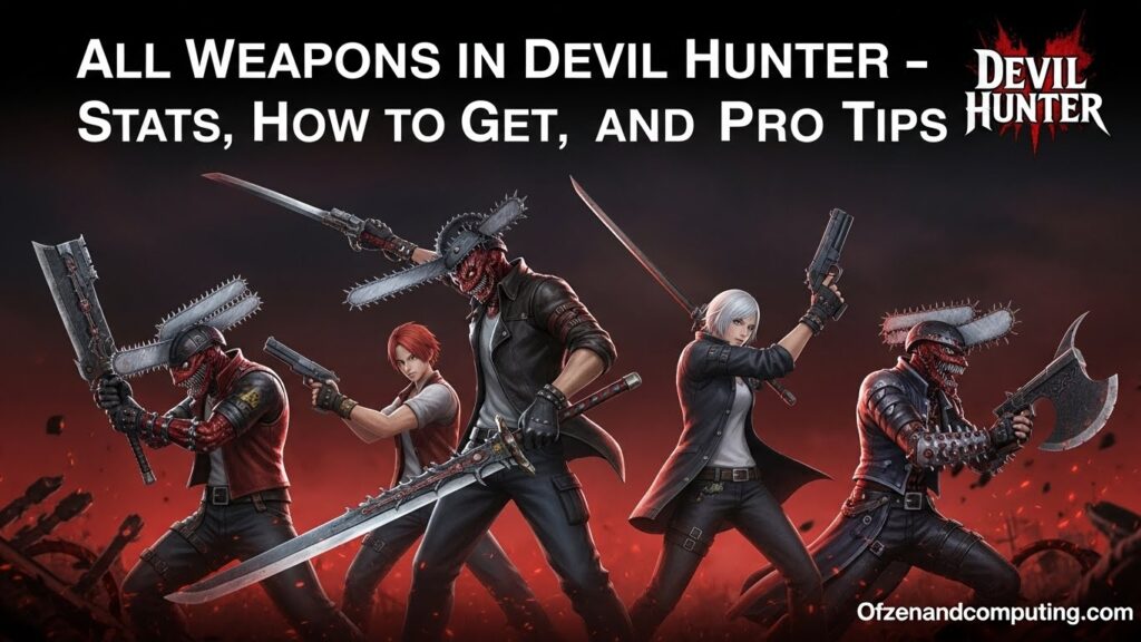 Devil Hunter Weapons Tier List (March 2026) All Stats & Builds