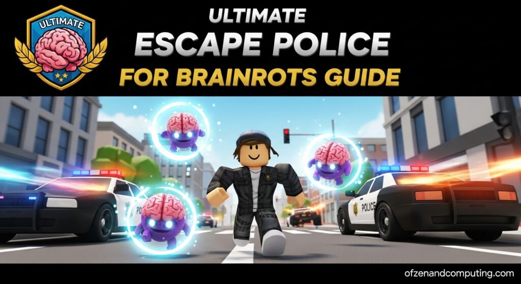 Escape Police For Brainrots Beginner's Guide (March 2026) Pro Tips