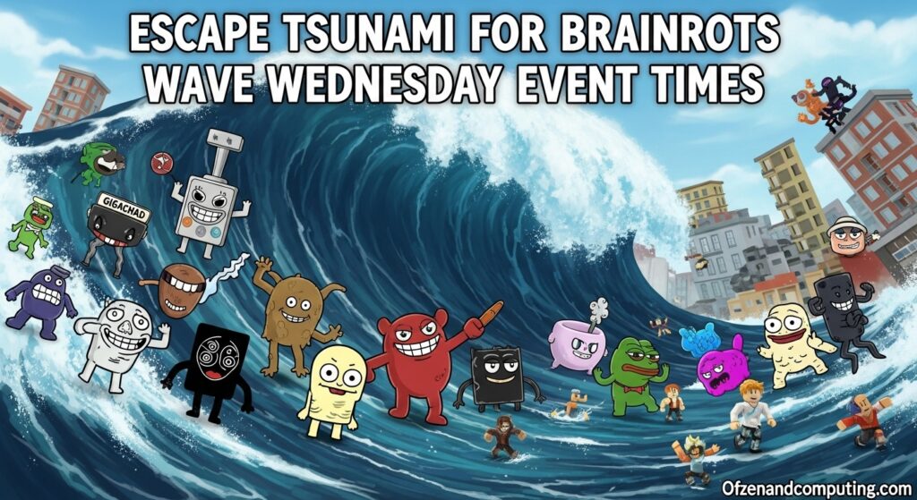 Escape Tsunami For Brainrots Wave Wednesday Event Times (March 2026)