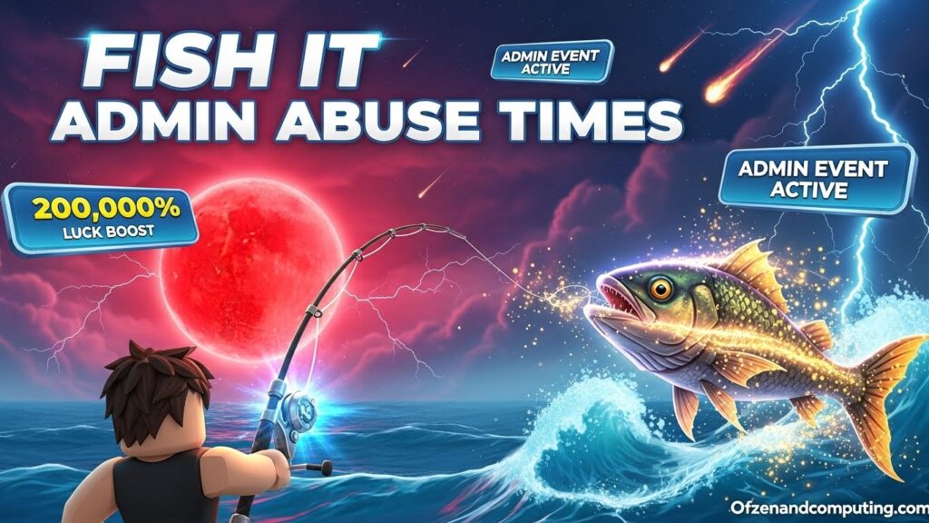 Fish It Admin Abuse Times (March 2026) Complete Event Schedule & Strategies