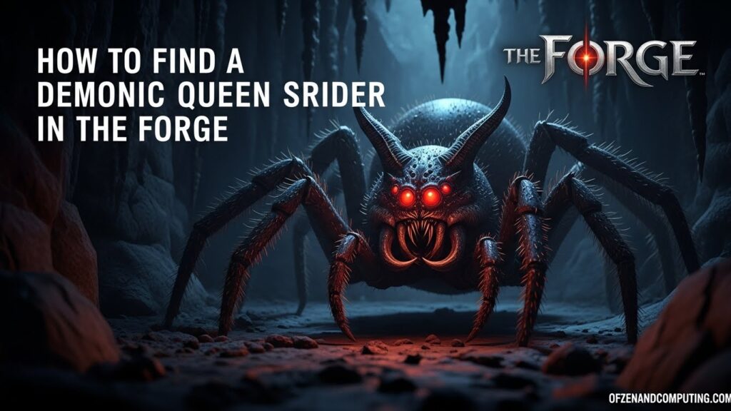How to Find Demonic Queen Spider in The Forge (March 2026) Quick Guide