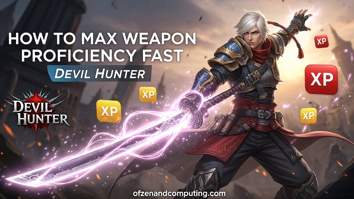 How to Max Weapon Proficiency Fast Devil Hunter (January 2026) Quick Guide