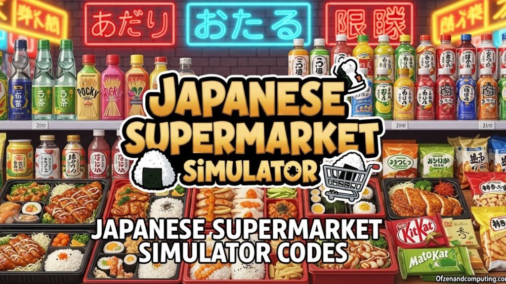 Japanese Supermarket Simulator Codes (March 2026) All Active Codes